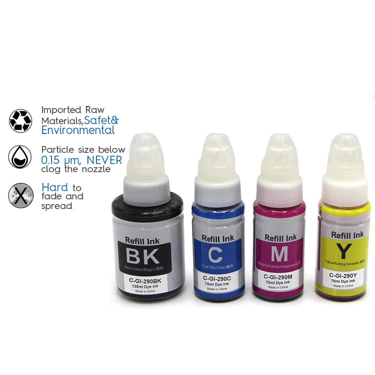 Ink-tank Gi290 Gi-290 Gi 290 Premium Compatible Color Bulk Water Based ...