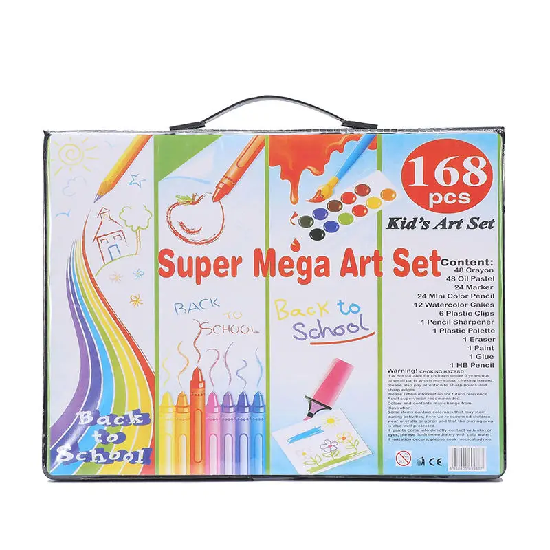 168pcs Drawing Art Set For Kids,Color Pencil Set With Box Drawing ...