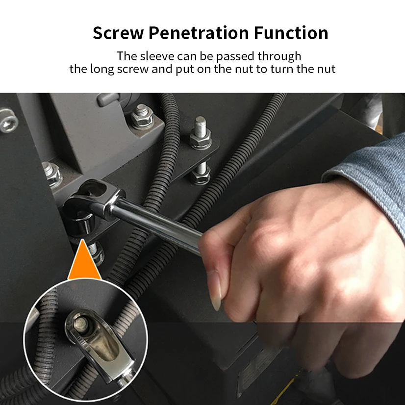 L Shaped Torque Wrench Tool - Angled Open Hex Socket Wrench