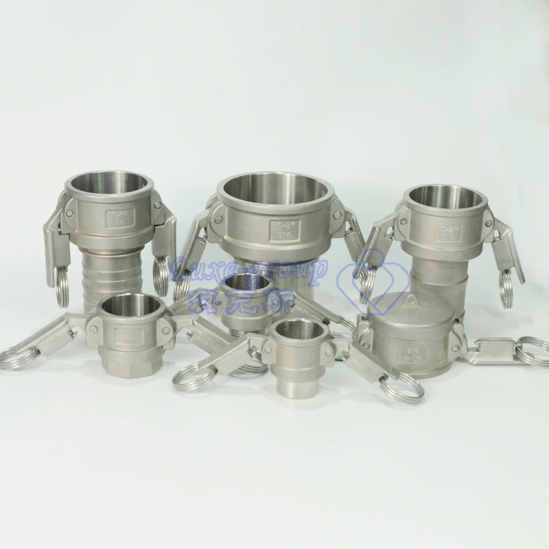 1/2"-6" Size Stailess Steel Material Camlock C Safety Couplings Mil A-a ...