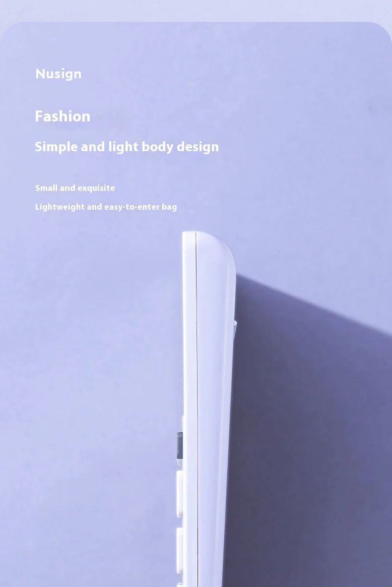 Deli NS042 Portable Solar Dual Power Calculator Stylish Simple Office ...