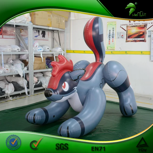 Hongyi Inflatable Dragon Toy Cartoon Squirrel Inflatable Cutstom Laying ...