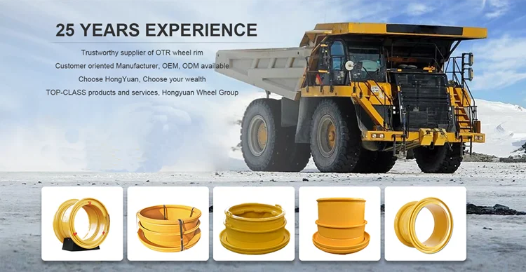 Large Mining Truck Cat 789 Steel Wheel Rim Tyre Size 40.00-57 Otr Steel ...
