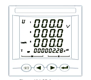 400v 3 Phase Multifunction Harmonic Amp Volt Energy Kwh Power Monitor ...