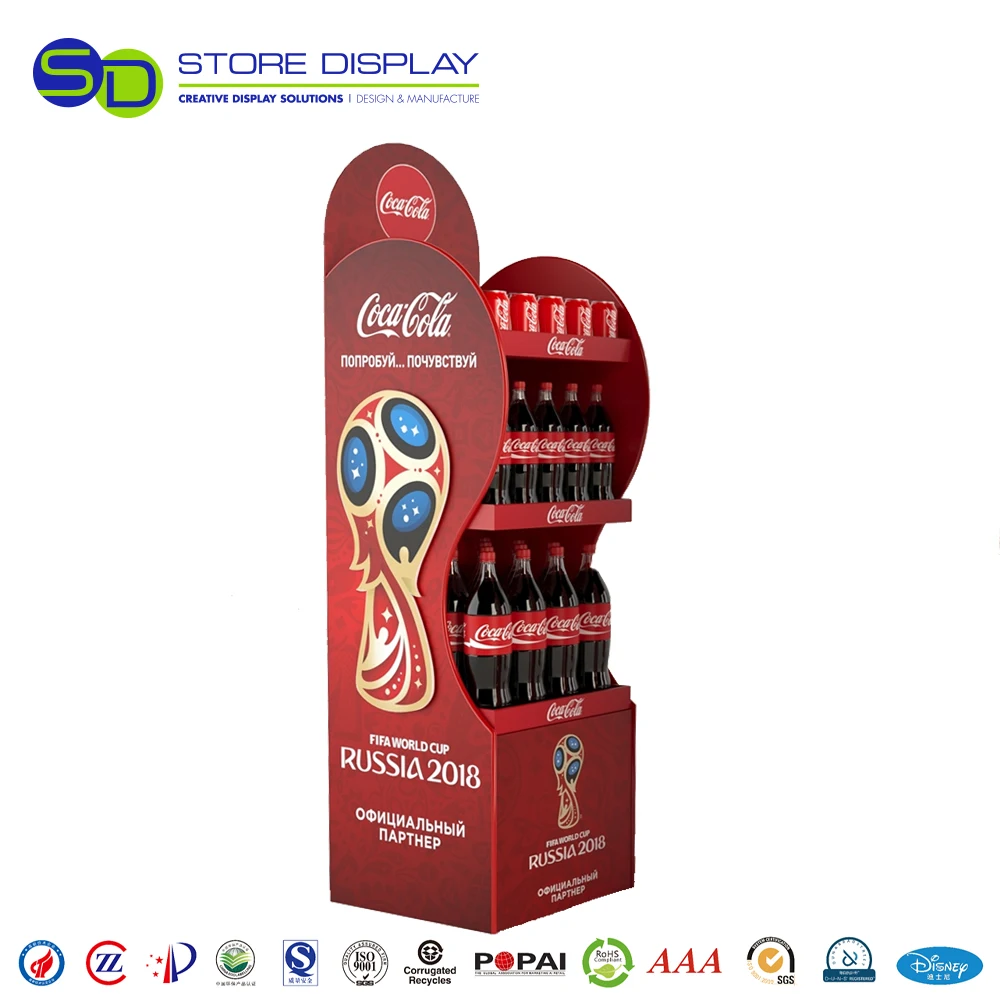 Coca-cola Custom Metal Floor Display Stands - Heavy Duty