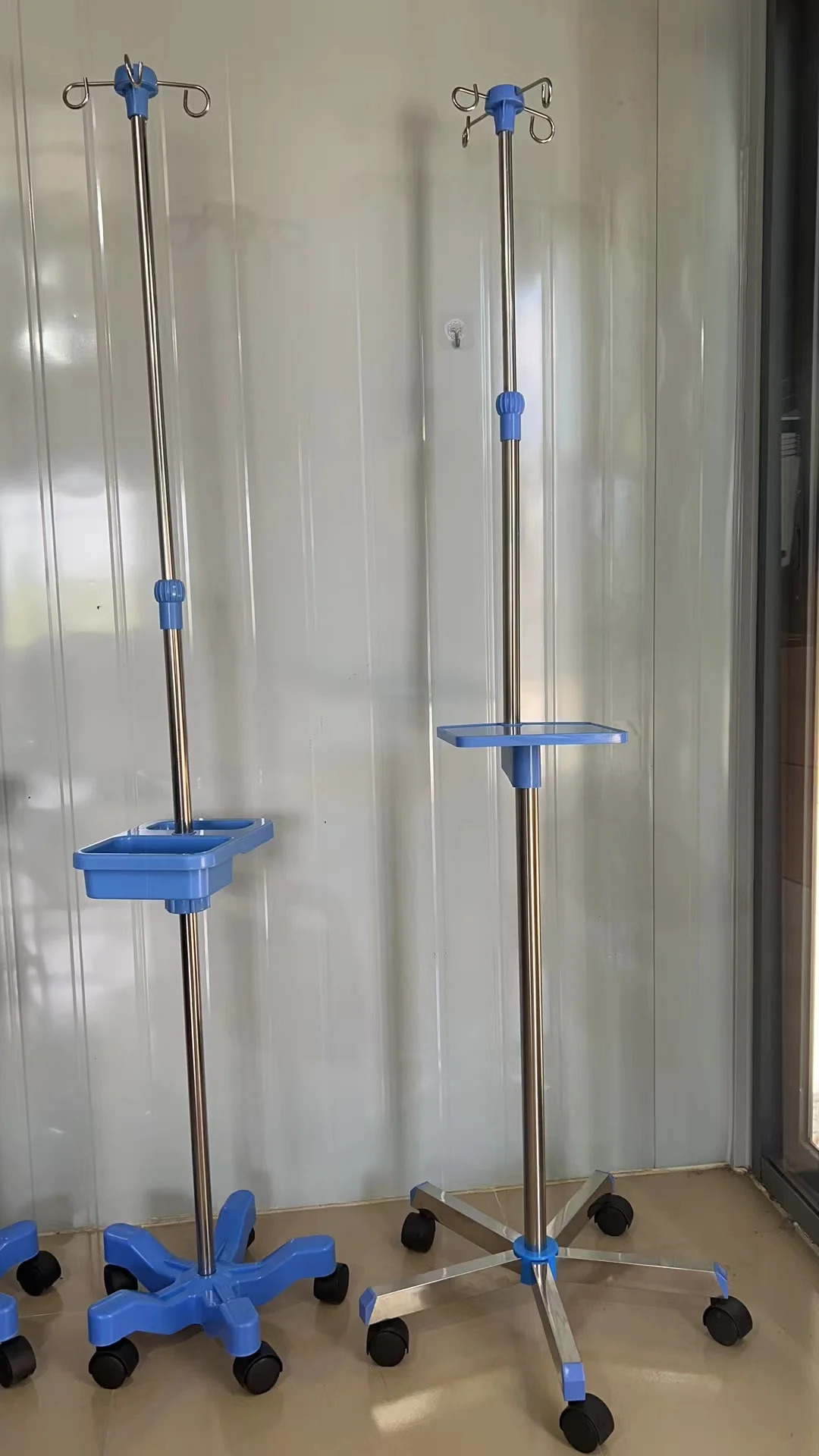 Hospital Drip Stand Foldable Iv Drip Stand Stainless Steel Infusion ...