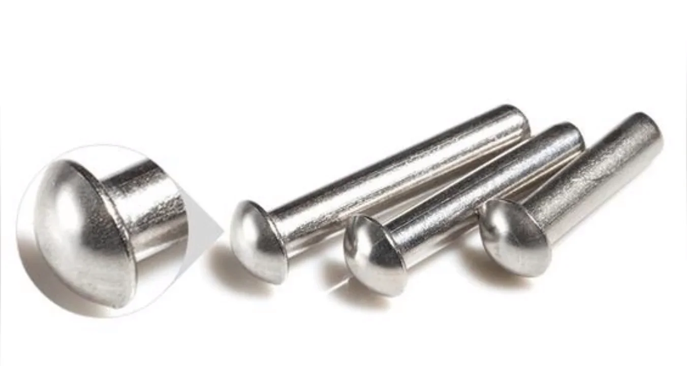 Din7338b Gold Supplier Flat Head Semi-tubular Brake Rivet - Buy Flat ...