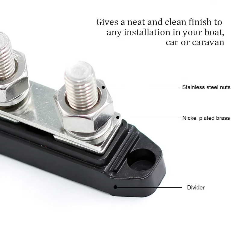 Bus Bar DC 12V 250A - Efficient Power Distribution Block