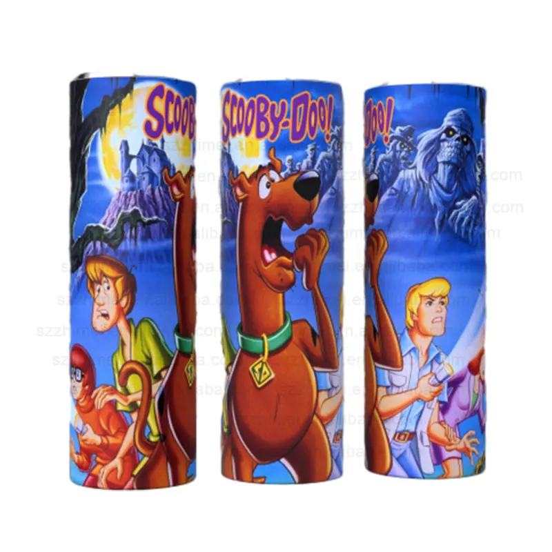 3d Scooby Doo Family Inflated Effect Custom 20 Oz Skinny Straight ...