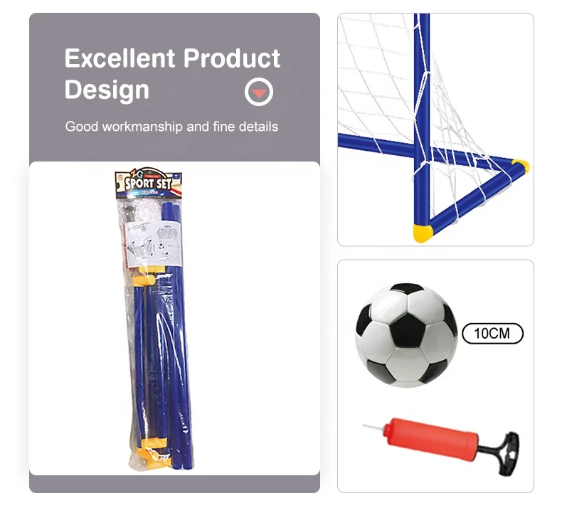 10cm Sport Game Soccer Plastic Toy Football Set For Kids - Buy Toy ...