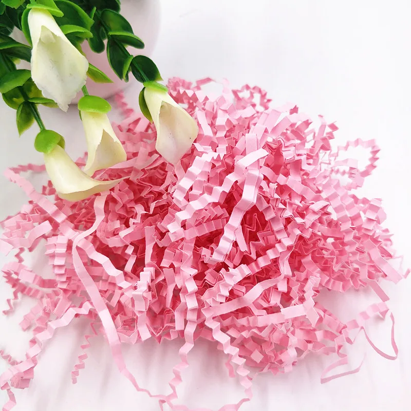 Crinkle Paper Shred Pink Crinkle Cut Stuffing Shredded Paper Confetti ...