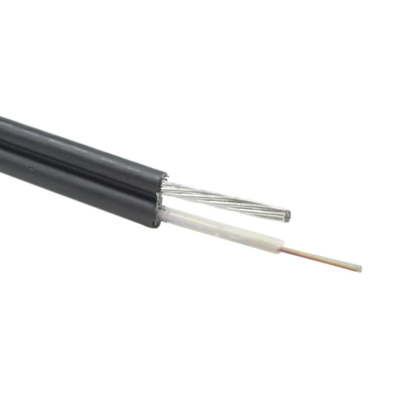 Wanbao 12 Core Fiber Optic Cable with Figure 8 Messenger Wires