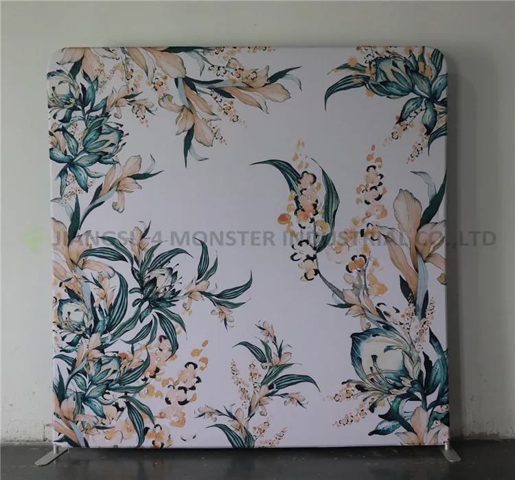 Aluminum Frame Stand with Tension Fabric SpandexBackdrop Graphic Design ...