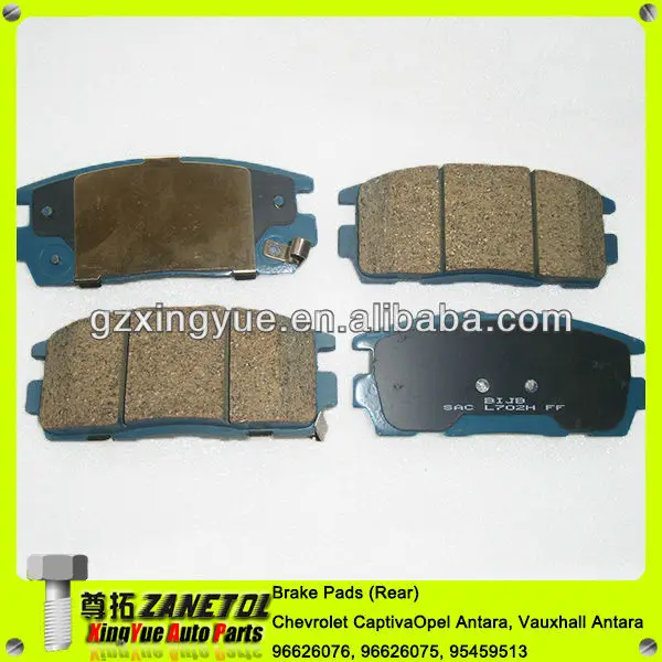 Brake Pads Rear For Chevrolet Captiva Opel Antara Vauxhall Antara ...