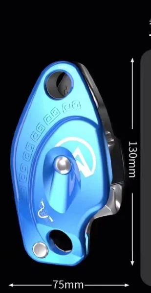 15kN Safety Climbing High-altitude Operations Descender Anti-Panic ...