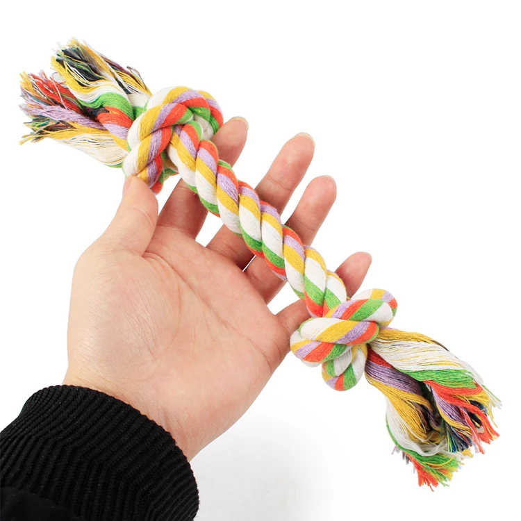 High Quality Cotton Rope Bite Resistant Chew Teeth Cleaning Pet Dog Toy ...