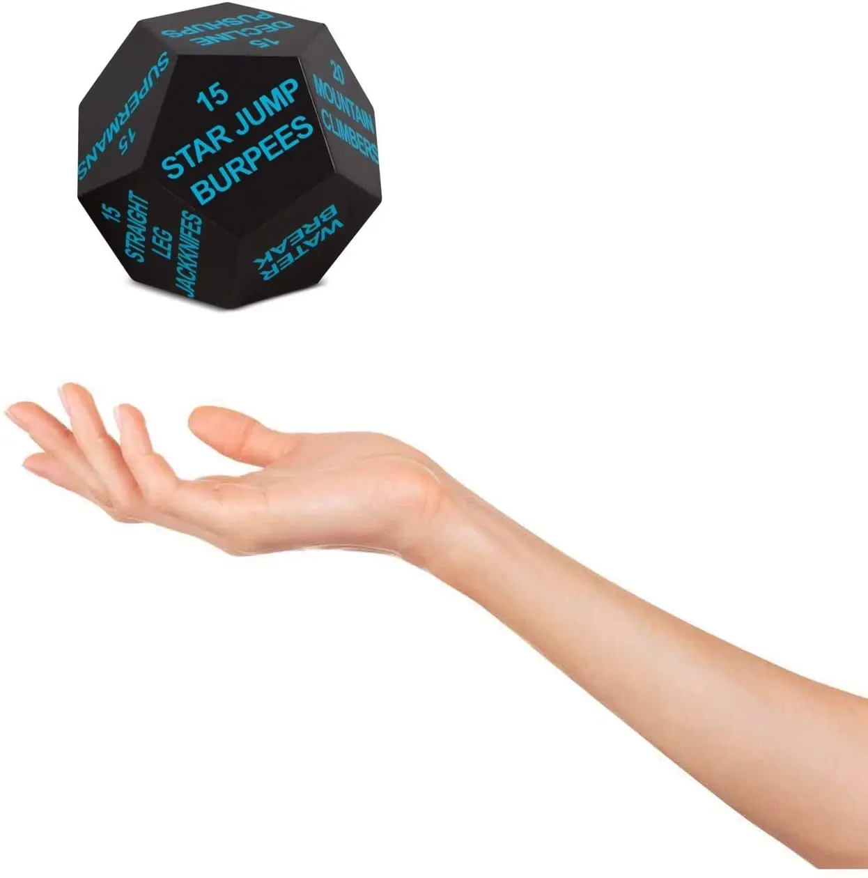 12 Sided Exercise Dice - Customized PU Fitness Dice