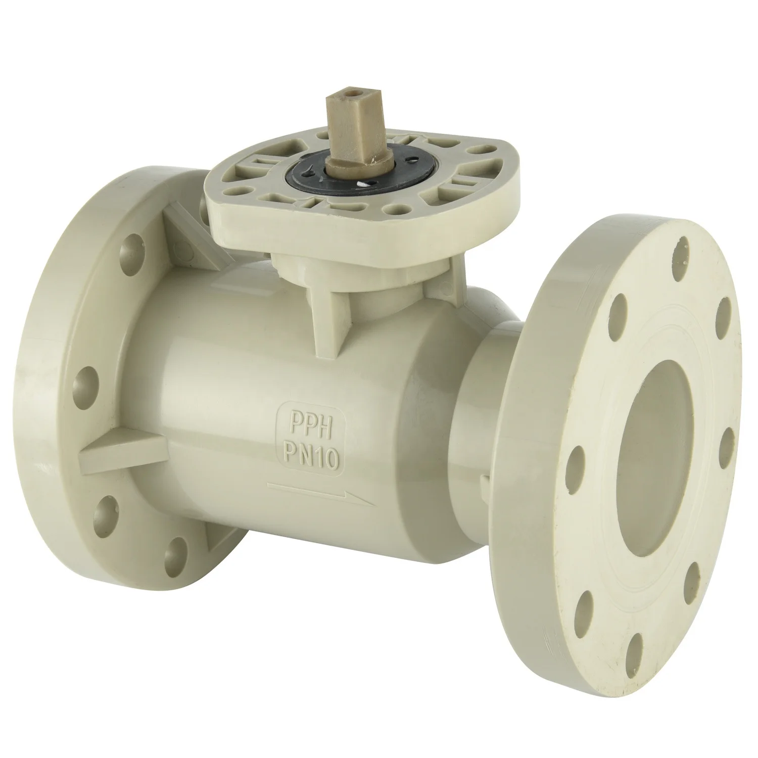 Pph High Platform Flange Ball Valve,Corrosion-resistant Integrated ...