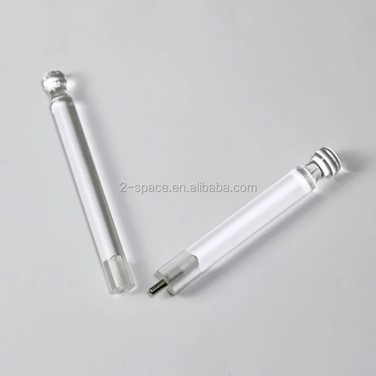 Acrylic Optical Non Lockable Rods - Clear Display Solutions