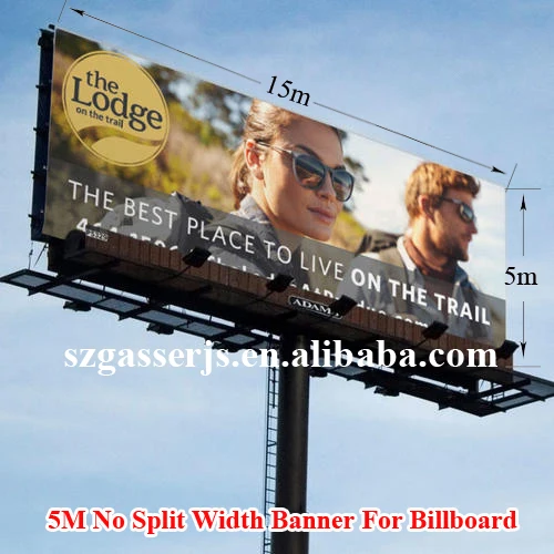 Outdoor 5m Large Format Printing Advertising Material Frontlit Pvc Flex ...