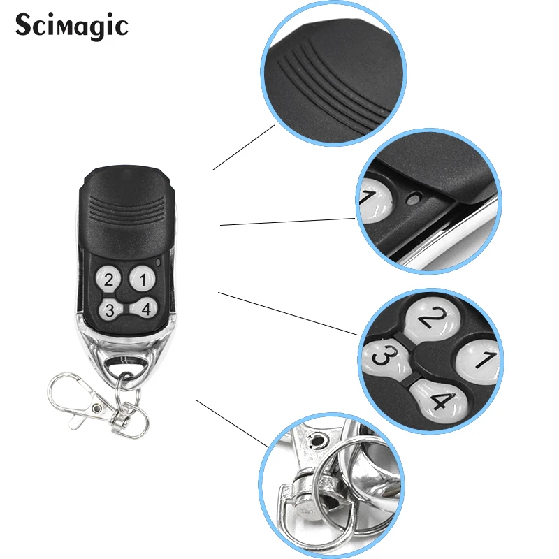 LIFE FIDO 2, 4, VIP 2, 4 Garage Gate Remote Control Replacement 433mhz ...