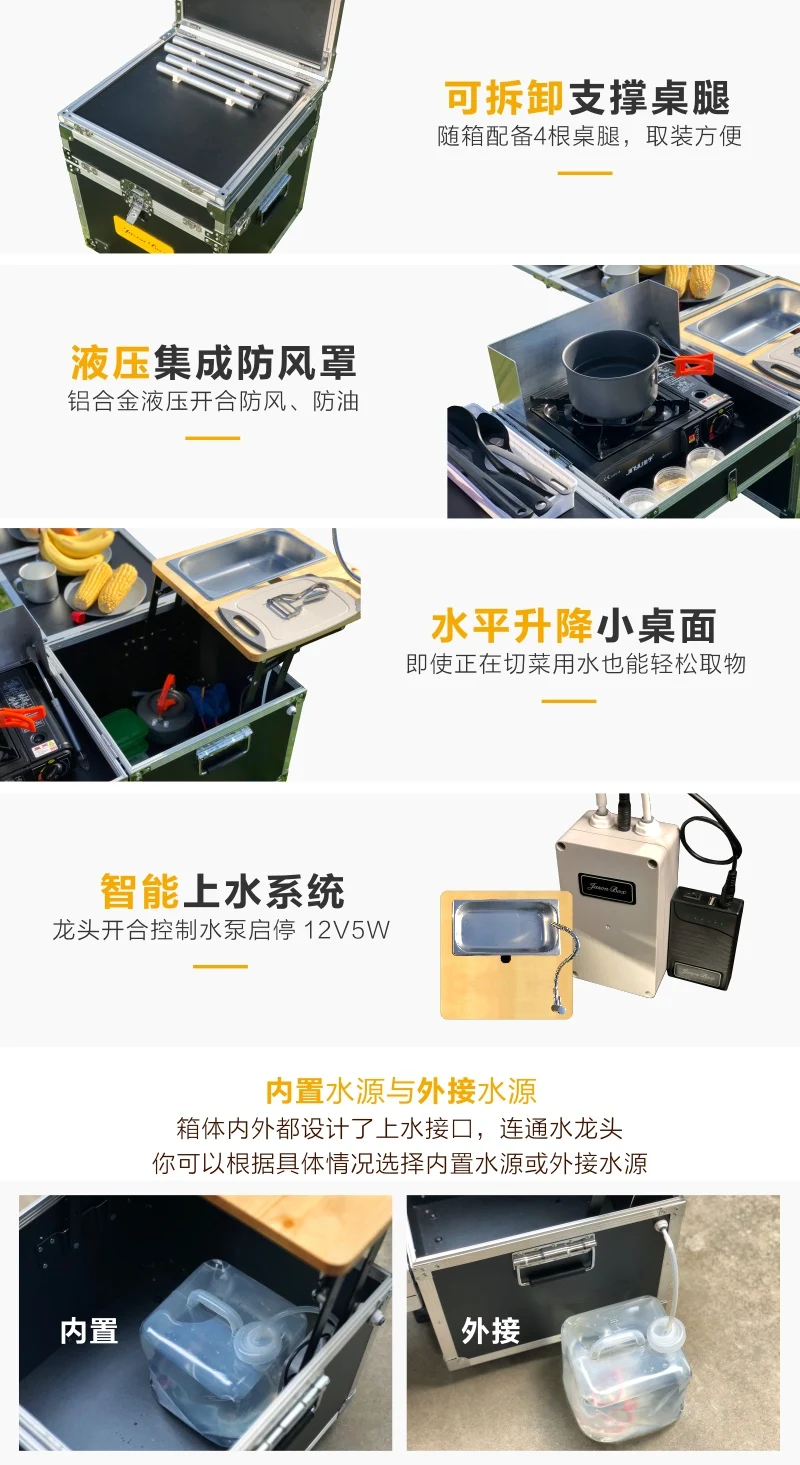 Jimei Portable Picnic Camping Table Campmate Kitchen - Buy Portable ...