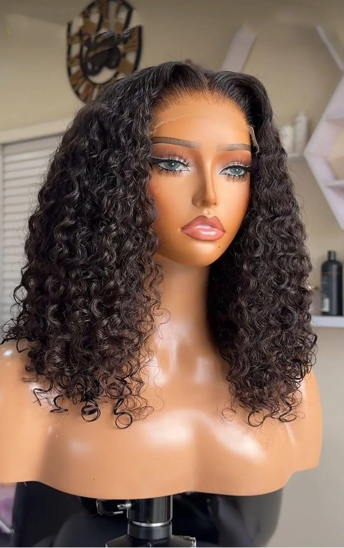 Realistic Pvc Mannequin Head African American PVC Mannequin Head with ...