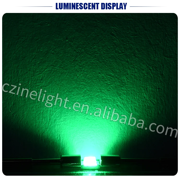 Side View 0603 SMD LED - Pure Green High Brightness Light