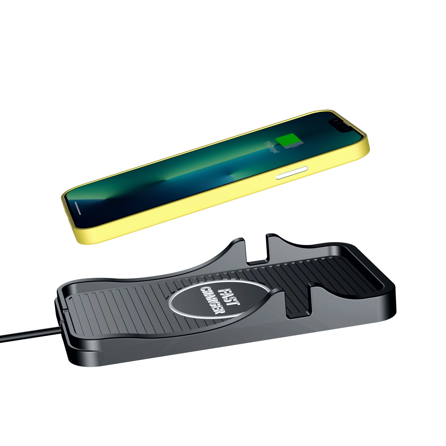 Oem Qi Standard In Car Wireless Charge Pad 15w Fast Charging Mobile ...