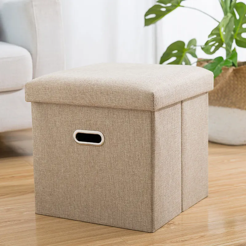 Multi Functional Storage Stool Movable Storage Small Sofa Stool Folding ...
