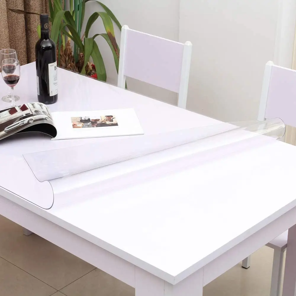 Transparent PVC Desk Pad - Heat Resistant & Sustainable