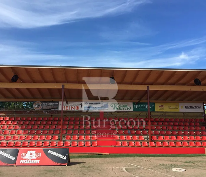 Fixed Stadium Plastic Seat Hdpe Firm Chair Colourful Polymer Seat For ...