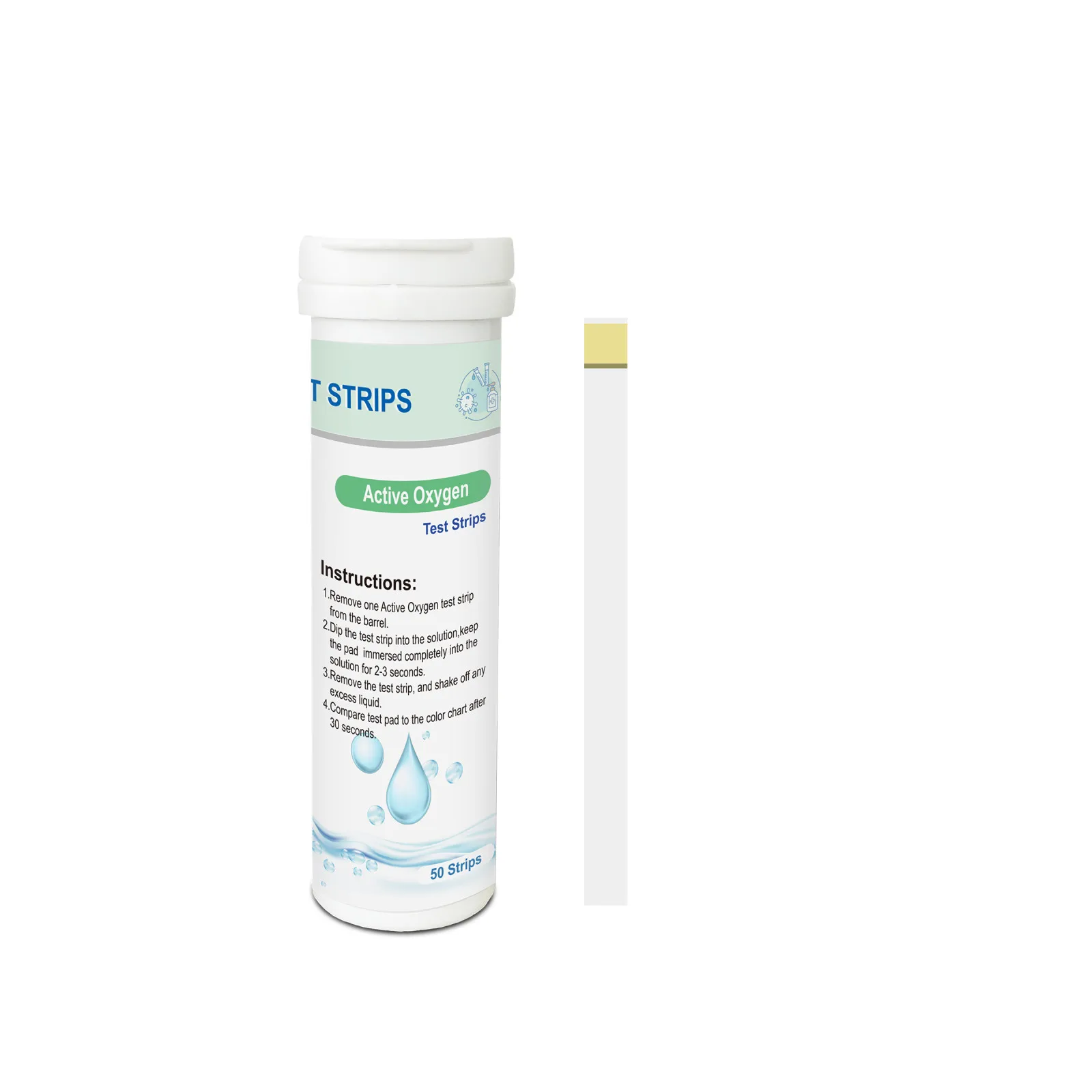 Chinese Factory Water Ozone Test Strips 30/50/100 Strips Determination ...