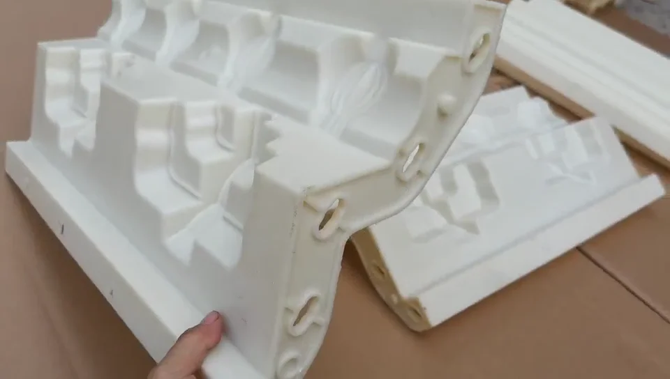 Plastic Concrete Eave Mold House Outside Decorative Eaves Corner Cement ...