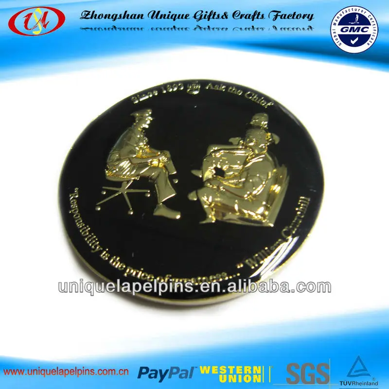 Samurai Challenge Coin Factory Direct Sale Souvenir Custom Metal Coins ...