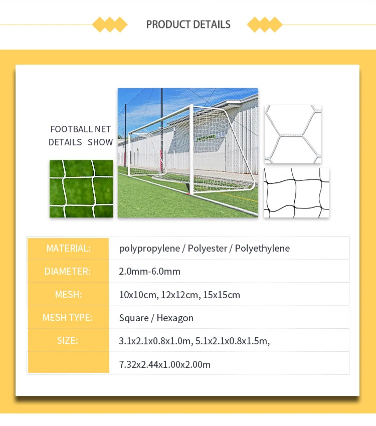 Pp Pe Nylon Sport Football Soccer Ball Net For Separate Courts Ball ...