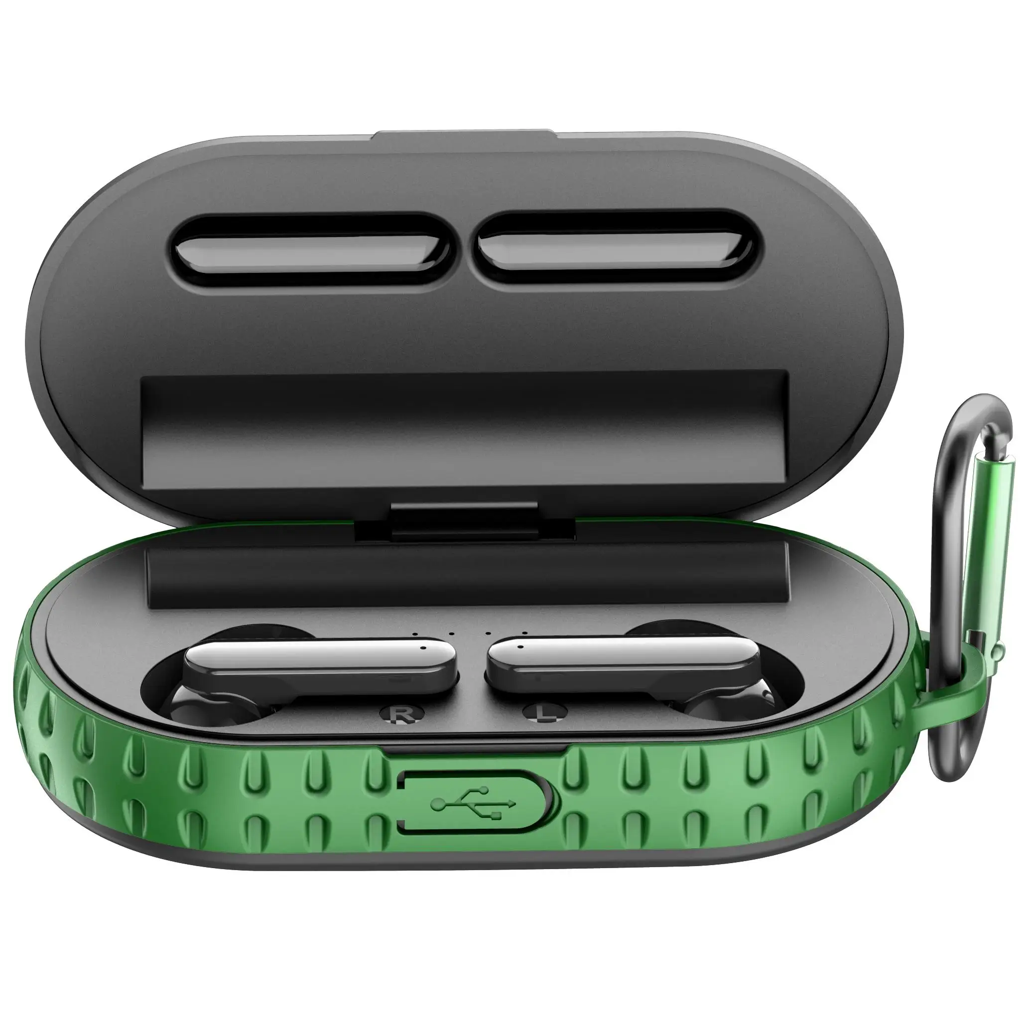 Low-power Chip Solar Wireless Earbuds For Solar Energy & Type-c ...