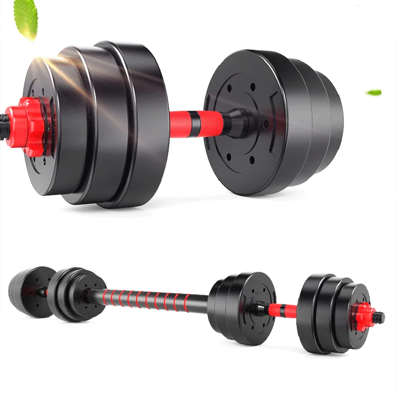 Custom Logo Cross Fit Black Adjustable Dumbbells - 40kg