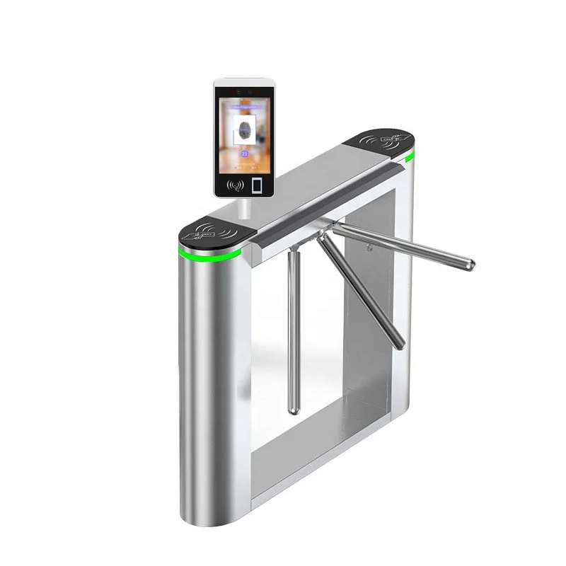 Secure and Efficient: Tripod Turnstile with Face Recognition