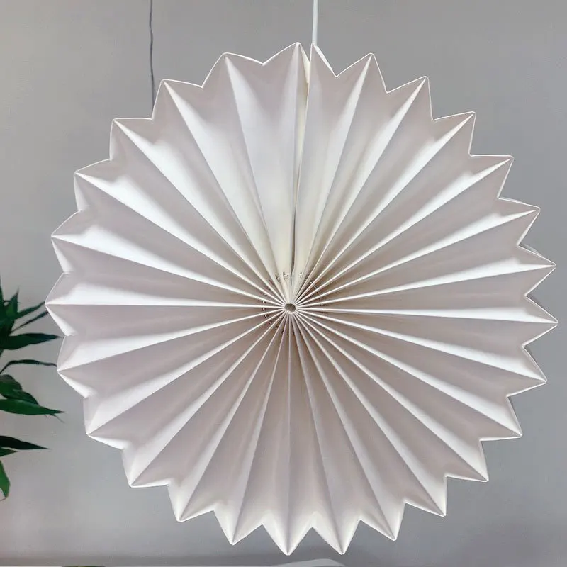 Pleated Paper Lampshade for Home Decoration Folding Honeycomb Origami ...