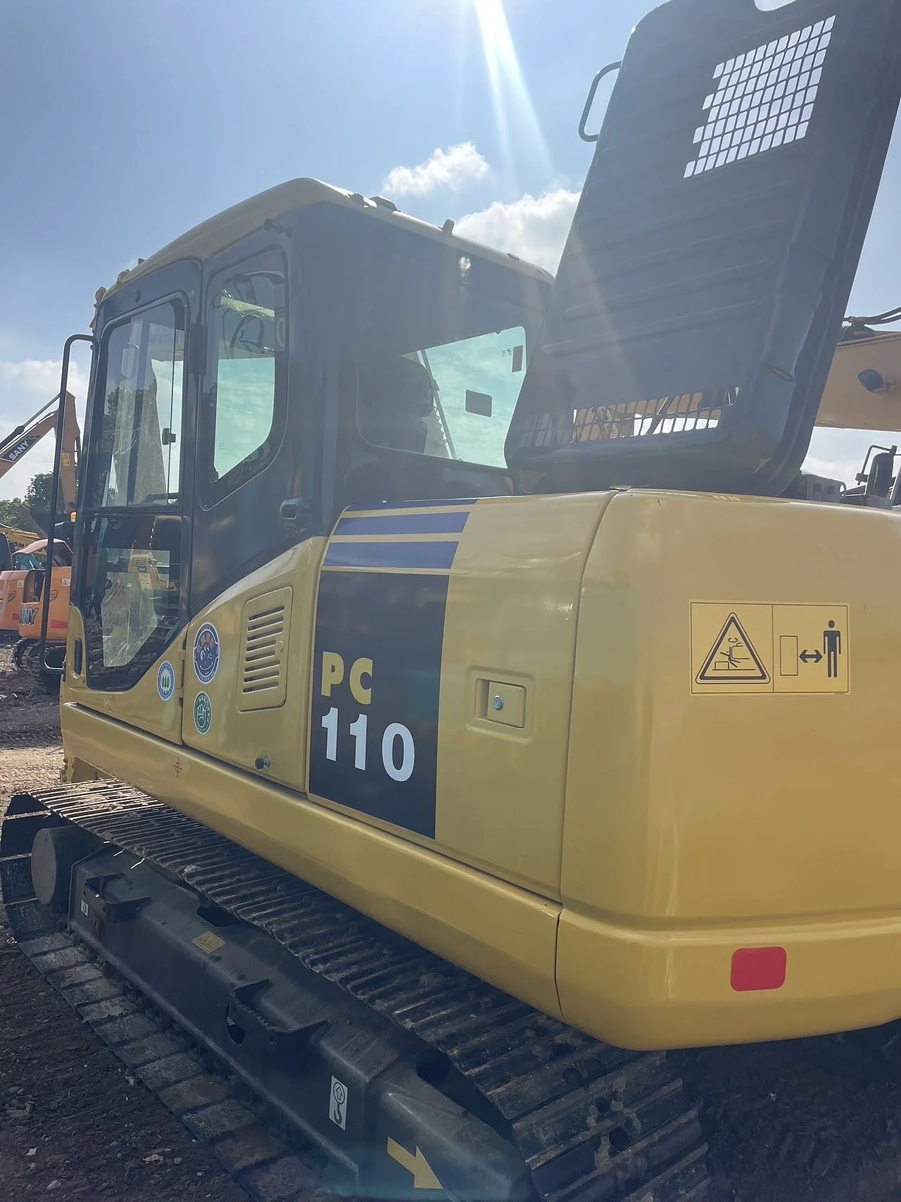 Japanese Brand Construction Komatsu Pc110 Crawler 11-ton Used Excavator ...