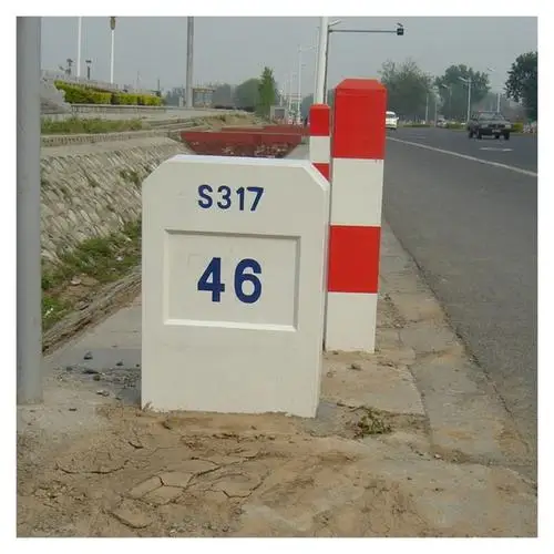 Marker Pile Ground Boundary Pile Railway Warning Pile Highway Boundary ...