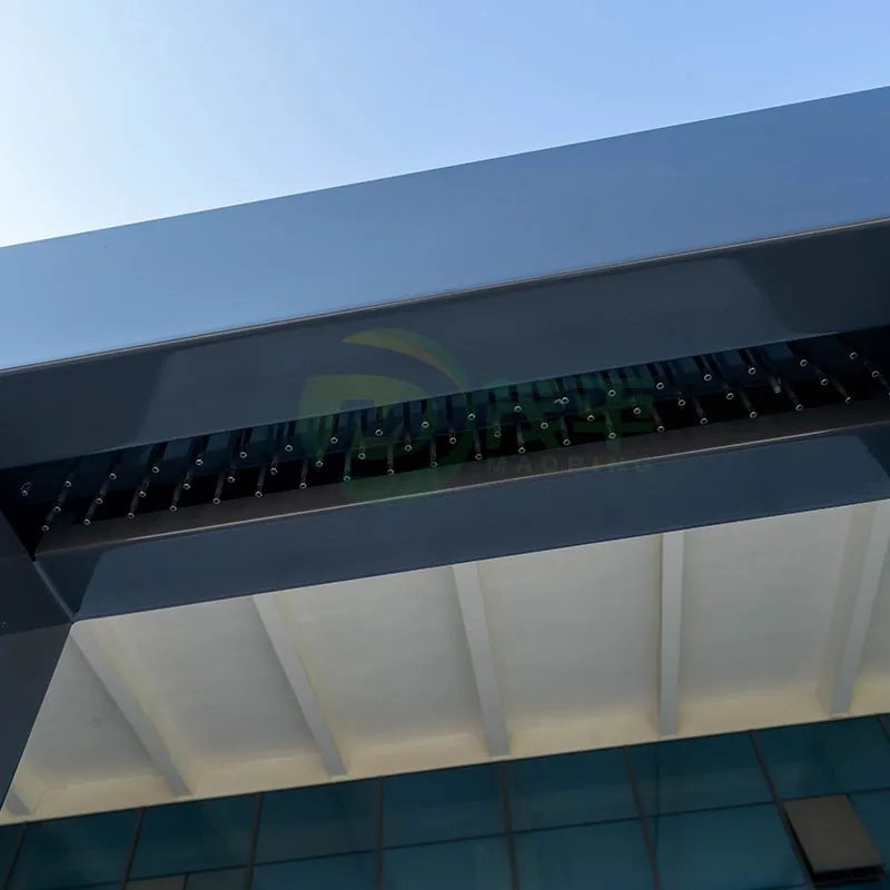 Bespoke Large Outdoor Garden Water Curtain Fall Feature Rain Screen ...