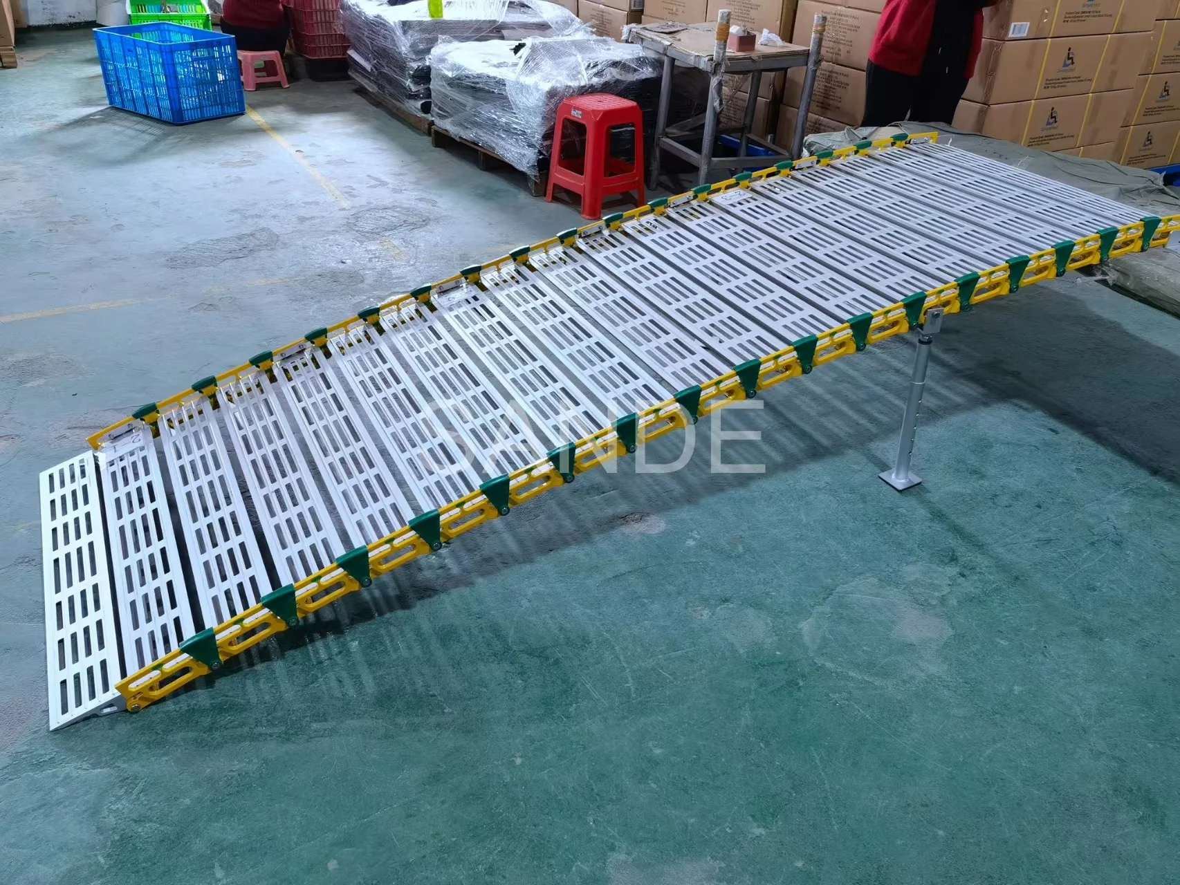 Sande Factory Tilting Slab Transport Cart for Granite & Marble