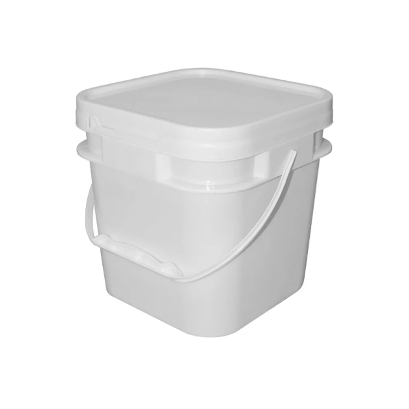 Secure Food Storage with 1 Liter Plastic Square Buckets