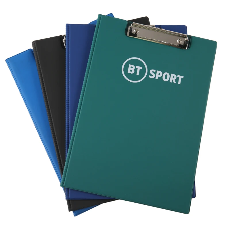 High Quality A4 Size PVC Clipboard Cover Folder Double Fold PVC ...