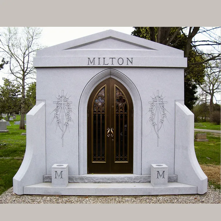 Large Granite Grave Luxury Monument Marble Cemetery Headstone Family ...