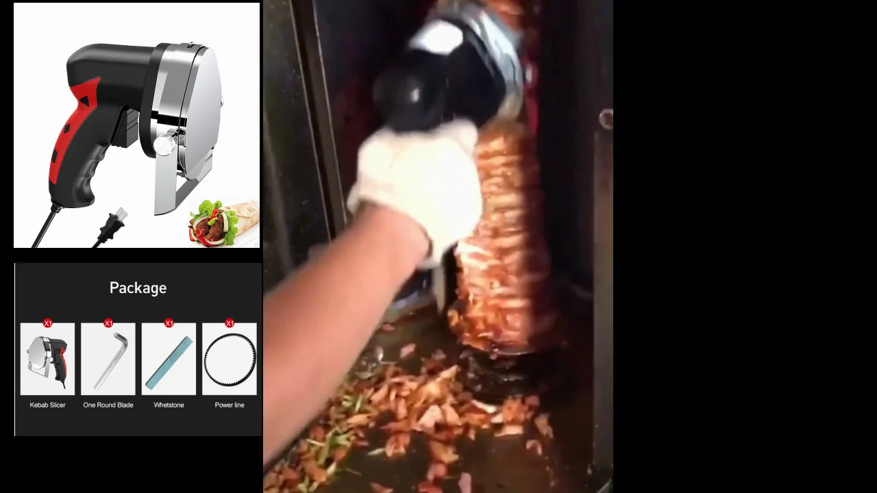 Electric Automatic Kebab Slicer,Shawarma Cutter - Buy Kebab Slicer ...