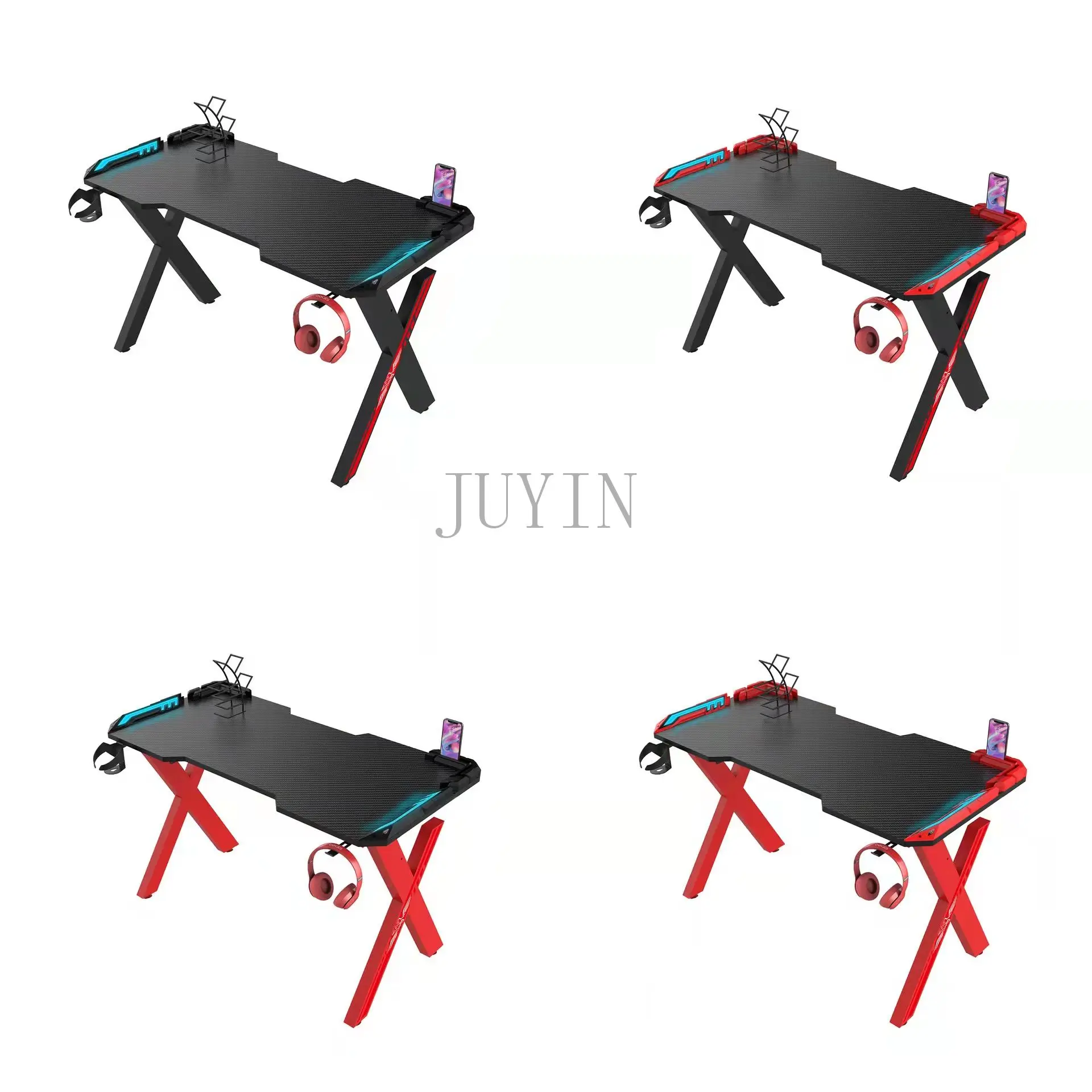 Juyin Spot Supports Custom Gaming Table Rgb Home X-type Desktop Gaming ...