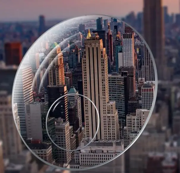 70/24mm Flat Top Bifocal Cr39 Lens Speciality Lenses Manufacturer D24 ...